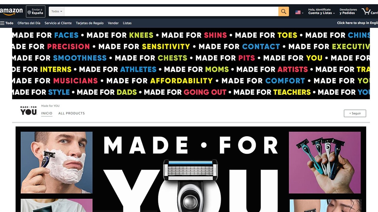 Amazon “Made for You” - Enrique Ortega Burgos